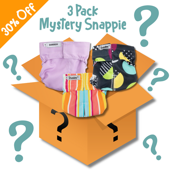 Mystery Box Dundies Snappie - 3 Pack Multi Bundle - Dundies Pty Ltd
